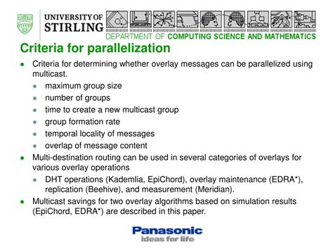 Ppt Multi Destination Routing And The Design Of Peer To Peer Overlays