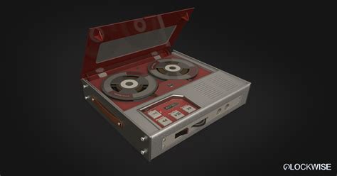 tape recorder 3d props unity asset store