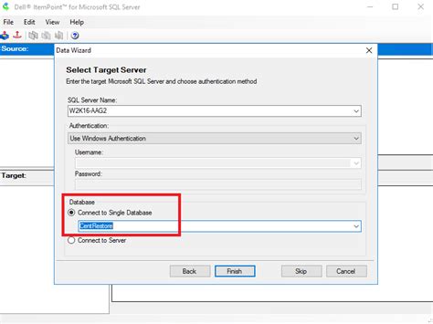 Powerprotect Sql 테이블 복원을 수행하는 방법 Dell 대한민국