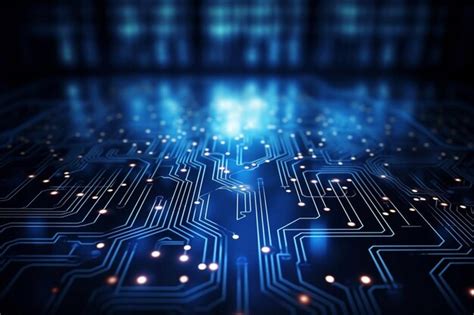 Premium Photo Digial Circuit Diagram Technology Background