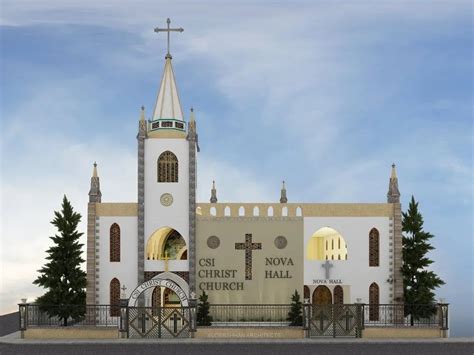 Church Elevation Design In Erode Sudershhan Architects Id 23305627433