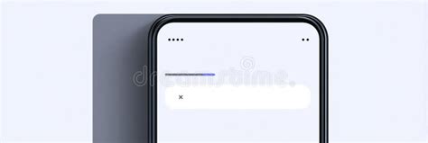 Mobile User Interface Displaying Fragmented Error Page With Faded Left Side During An Online