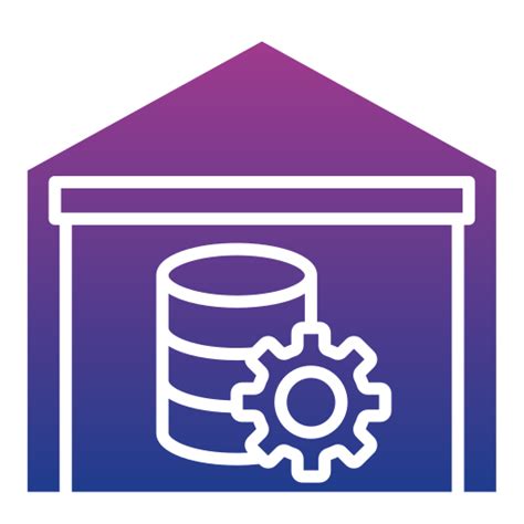 데이터웨어 하우스 아이콘 Generic Gradient Fill Freepik