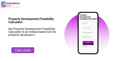 Property Development Feasibility Calculator Online Calculatorshub