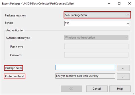 Setting Ssis Package Encryption Manually In Ssms