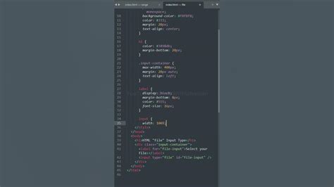 Html File Input Type Beginner Tips Html Css Youtube