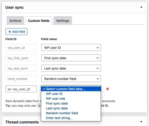 How To Sync Custom User Fields Xftowp