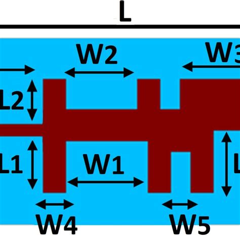 Geometry Of The Proposed Antenna Element Download Scientific Diagram