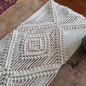 Digital Macrame Table Runner Pattern PR06 Instant Download Etsy