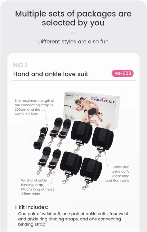Bondage Kit Bed Bondage Kit Sexlovemall