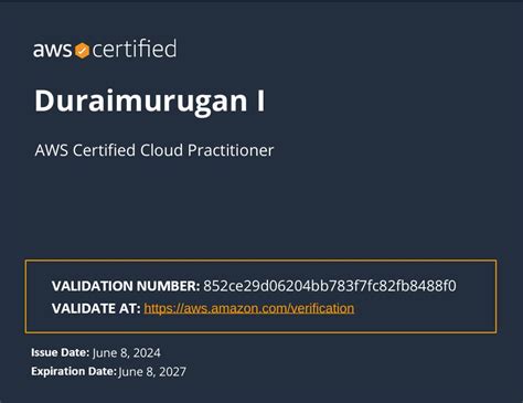 Duraimurugan I On Linkedin Aws Awscertified Cloudpractitioner