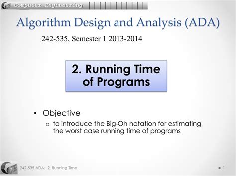 Ppt Algorithm Design And Analysis Ada Powerpoint Presentation Free