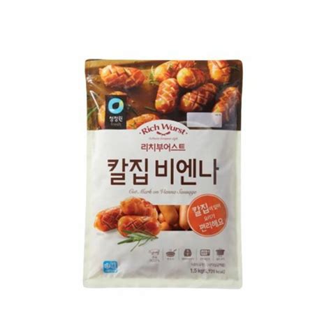 청정원 리치부어스트 칼집 비엔나 1 5kg 티몬