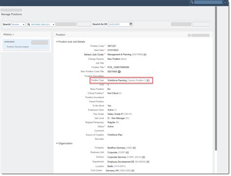 Xpanda Hxm Workforce Planning Write Back Plan Positions To Sap Successfactors Sap Tutorials