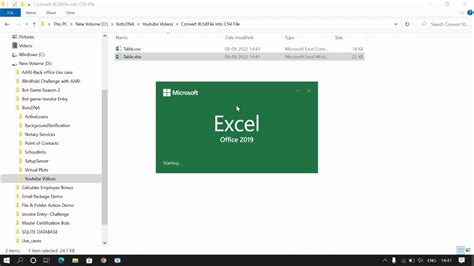 Convert Xlsx File Into Csv File Youtube