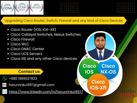 Upgrade Your Cisco Switch Router Firewall And Any Devices By Core Networking Fiverr