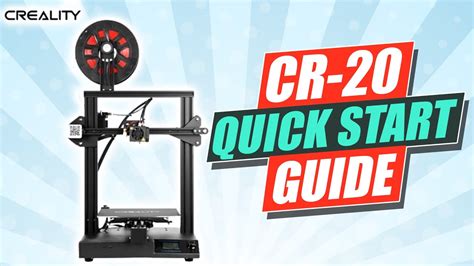 The Ultimate Creality Cr 20 Pro Quick Start Guide Creality Cr 20 20