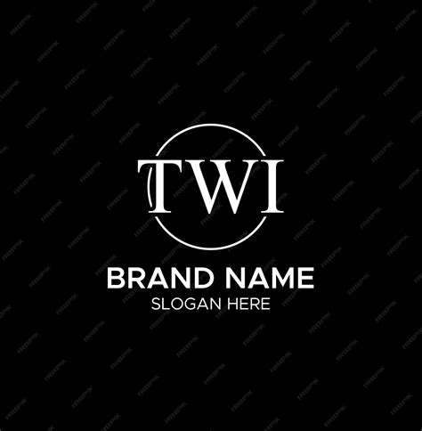 Premium Vector Twi Letter Initial Logo Design Template Vector