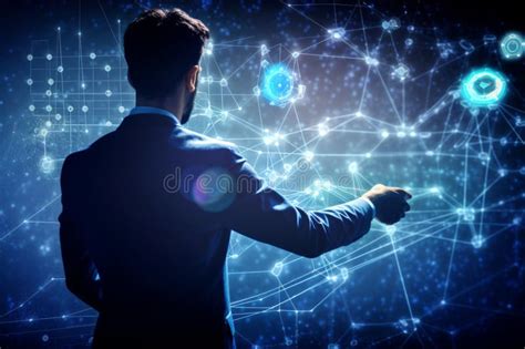 A Person Uses The Latest Technology Stock Illustration Illustration Of Poster Solve 273125030