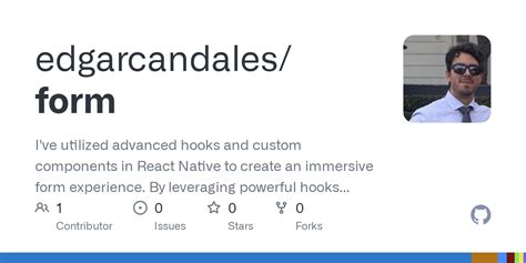 Github Edgarcandalesform Ive Utilized Advanced Hooks And Custom