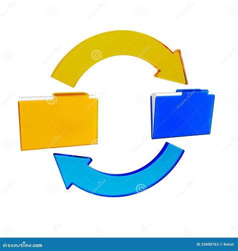 Synchronizing Stock Illustration Illustration Of Computer 23600763