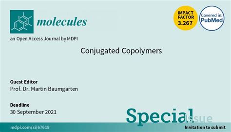 Molecules Mdpi On Linkedin Special Issue Conjugated Copolymers” Guest Edited By Prof Dr Martin…