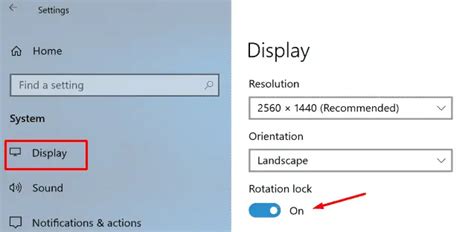 How To Disable Automatic Screen Rotation On Windows 10