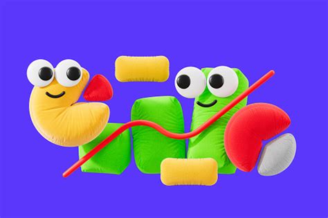 파이 차트 및 그래프 요소의 장난기 넘치는 3d 렌더링 와 웃는 얼굴 와 생생한 파란색 배경 3d 렌더링 3차원 형태에 대한 스톡 사진 및 기타 이미지 Istock