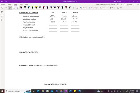 Solved I Need Help On My Chem Lab Report I Have Included Chegg Com