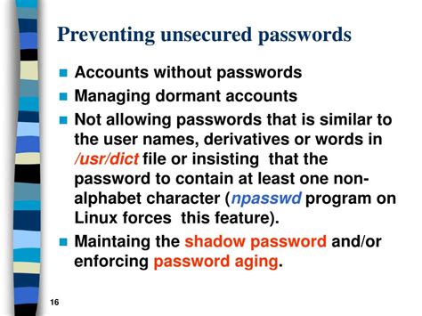 Ppt Authentication And Unix Password Security Powerpoint