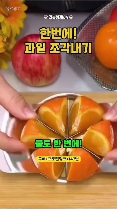 과일 커터기 ☝️프로필 링크에 구매처 있어요☝️147번 과일 슬라이스 꿀템 살림템꿀팁 주방용품 과일자르기 과일스라이스