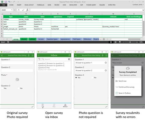 Survey123 Image Question Disable Required In In Esri Community