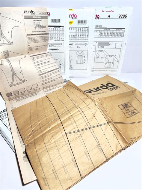 Burda Sewing Pattern Etsy