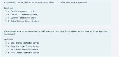 Solved You Must Authorize The Windows Server DHCP Server Chegg Com