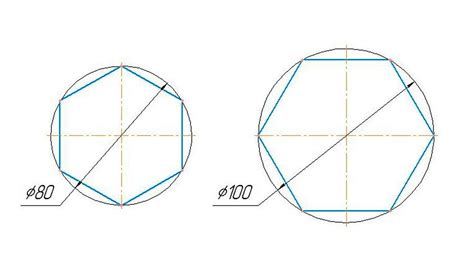 Как построить шестиугольник вписанный в окружность Youtube