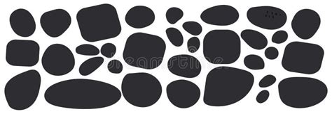Organic Blob Shape With Irregular Form Abstract Vector Illustration