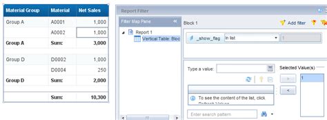 Hide Rows In Webi Table Or Group Dimensions On Di Sap Community