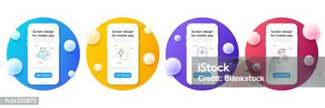 팀워크 컴퓨터 마우스 및 웹 개발을위한 브레인 스토밍 라인 아이콘의 최소 세트 디자인을 위해 벡터 개발에 대한 스톡 벡터 아트 및 기타 이미지 Istock