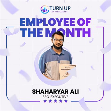 Shaharyar Ali On Linkedin Honored To Be Recognized As The Employee Of