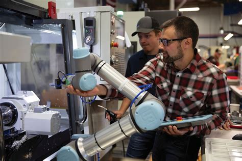 Machine Tending Cobot Fills Night Shift Production Machining
