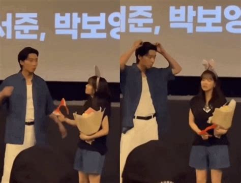 박보영 미안해해 박서준 강제포옹 머리띠 하트 거부 입 열다 [종합] 네이트 연예