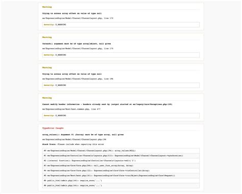 Type Error Editing Channel Layout Issue ExpressionEngine ExpressionEngine GitHub