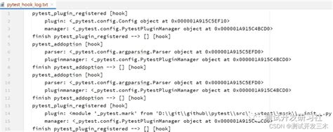 Pytest中的hook清单（上） Csdn博客