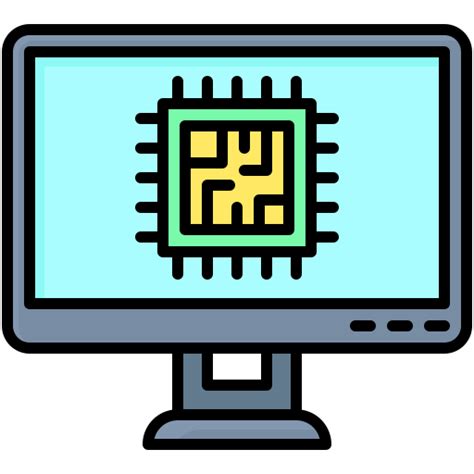 Processor Generic Outline Color Icon