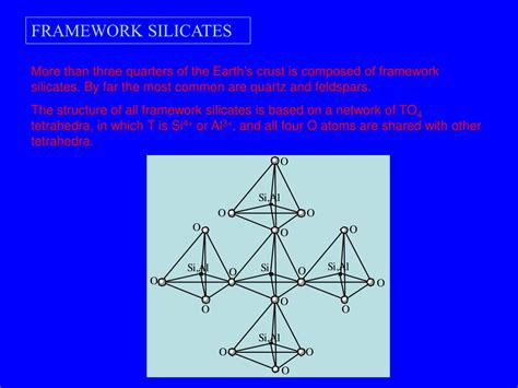 Ppt Framework Silicates Quartz And Feldspars Structures Powerpoint