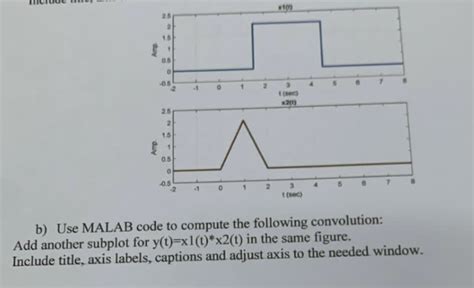 Solved B Use Malab Code To Compute The Following