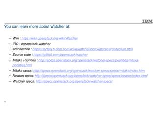 Openstack Watcher Ppt