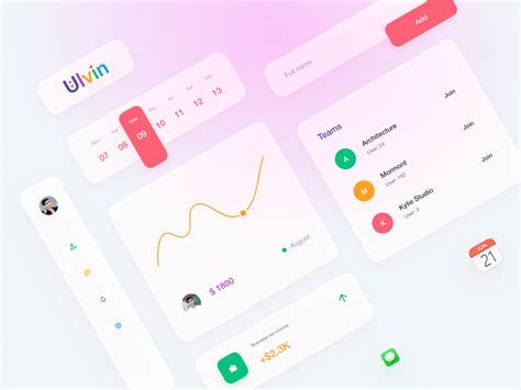 Uiux Glass Effect Design Inspiration By Ulvin Omarov On Dribbble