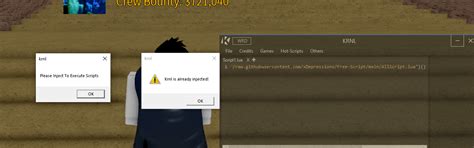 Every Time I Try To Execute A Script It Says Its Not Injected But When