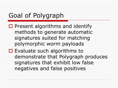 Ppt Polygraph Automatically Generating Signatures For Polymorphic